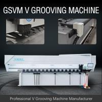 China CE Sheet Grooving Machine 1250mm 4000mm High Speed V Grooving Machine Anti Skateboard Public Spaces for sale