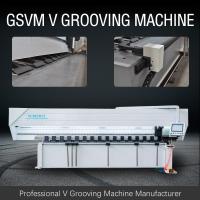 China Hydraulic Sheet Metal Grooving Machine 1250mm 4000mm Stainless Steel V Groove Cutter for sale