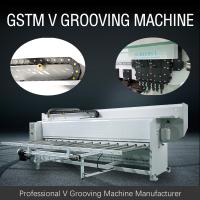 China Industrial V Groover Machine 1250mm 4000mm CNC Sheet Metal Cutting for Anti Skateboard Decoration for sale