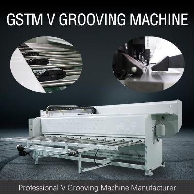 China Automatic V Grooving Machine 1250mm 4000mm for Signage and Sheet Metal for sale