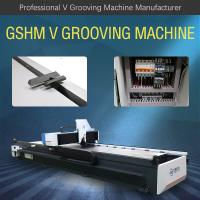 China Metal Artwork V Groove Cutter Machine 1500mm x 3050mm Auto V Grooving Machine for sale
