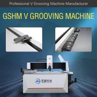 China 4000mm Hydraulic V Groove Cutter Machine for Cupboard Door Grooving 1250mm Width for sale
