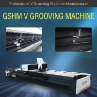 China 4000mm Hydraulic V Groove Cutter Machine for Cupboard Door Grooving 1250mm Width for sale
