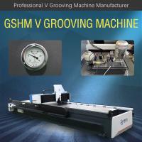 China Stainless Steel Decoration V Groover Machine 1500mm Width 4000mm Length for Sheet Metal for sale