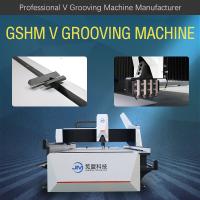 China Stainless Steel Decoration V Groover Machine 1500mm Width 4000mm Length for Sheet Metal for sale