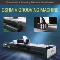 China CNC V Groove Cutter Machine 1225mm x 2440mm Metal Sheet V Cutting Machine for Ornament Sheets for sale