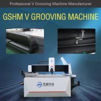 China Metal Artwork V Groove Cutter Machine 1500mm x 3050mm Auto V Grooving Machine for sale