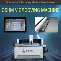 China CNC V Groove Cutter Machine 1225mm x 2440mm Metal Sheet V Cutting Machine for Ornament Sheets for sale