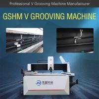 China 4000mm Hydraulic V Groove Cutter Machine for Cupboard Door Grooving 1250mm Width for sale