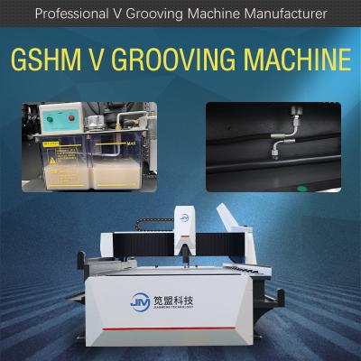 China CNC V Grooving Machine 1250mm Max Width 4000mm Length for Signage Display Props for sale