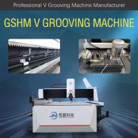 China Anti Skateboard V Groove Cutter Machine 1250mm Width 4000mm Length Outdoor Furniture V Grooving Machine for sale