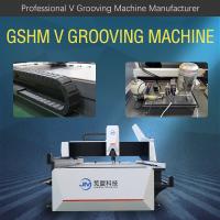 China CNC V Groove Cutter Machine 1225mm x 2440mm Metal Sheet V Cutting Machine for Ornament Sheets for sale