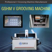China CNC V Grooving Machine 1250mm 4000mm for Ornamental Metal Design Hydraulic Drive for sale