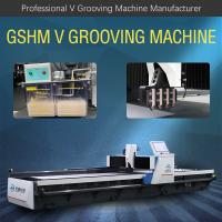 China 4000mm Hydraulic V Groove Cutter Machine for Cupboard Door Grooving 1250mm Width for sale