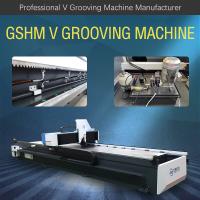 China Cabinet Horizontal V Cutting Machine Door Stainless Steel Sheet Grooving Machine for sale