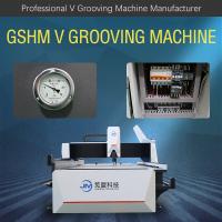 China Cabinet Horizontal V Cutting Machine Door Stainless Steel Sheet Grooving Machine for sale