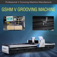 China Stainless Steel Decoration V Groover Machine 1500mm Width 4000mm Length for Sheet Metal for sale