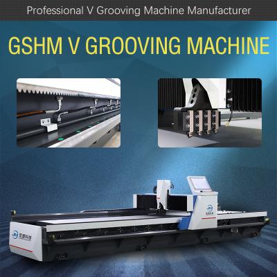 China Intelligent V Groove Cutter Machine for Metal Signage 1250mm Width 4000mm Length for sale
