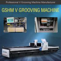 China CNC V Grooving Machine 1250mm 4000mm for Ornamental Metal Design Hydraulic Drive for sale