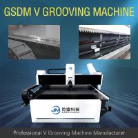 China 3200mm CNC V Grooving Machine High Speed Sheet Metal Groover 1250mm Width 5mm Thickness for sale