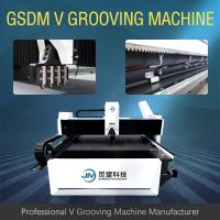 China Hydraulic Automatic V Grooving Machine V Groover Machine Anti Skateboard Stopper for sale