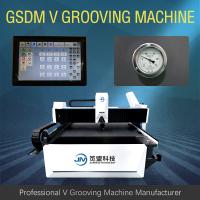 China Hydraulic Automatic V Grooving Machine V Groover Machine Anti Skateboard Stopper for sale