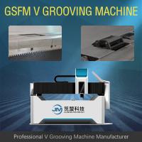 China CNC V Groove Cutting Machine 1232 Hydraulic Cutter for Metal Furniture 1250mm Width for sale