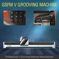 China CNC V Groove Cutting Machine 1232 Hydraulic Cutter for Metal Furniture 1250mm Width for sale