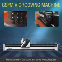 China Horizontal CNC V Cutting Machine V Groover Machine For Metal Curtain Wall Panels 1560 for sale