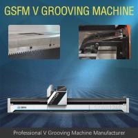 China CNC V Groove Cutting Machine 1232 Hydraulic Cutter for Metal Furniture 1250mm Width for sale