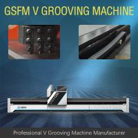China Vertical CNC V Cutting Machine V Groove Machine for Metal Signage Production 1240mm Width for sale