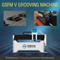 China CNC V Groove Cutting Machine 1232 Hydraulic Cutter for Metal Furniture 1250mm Width for sale