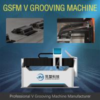 China Vertical CNC V Cutting Machine V Groove Machine for Metal Signage Production 1240mm Width for sale