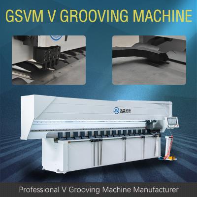China Precision CNC V Grooving Machine 1225 Vertical V Cutting Machine for Metal Sheets 1250mm Width for sale