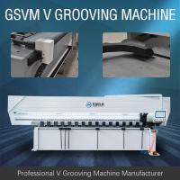 China Precision Hydraulic V Groove Cutting Machine 1500mm Width 4000mm Length for Display Props for sale