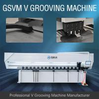 China CE V Groove Cutting Machine Metal Curtain Wall Panel Horizontal V Cutting Machine for sale