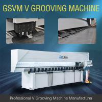 China Precision Hydraulic V Groove Cutting Machine 1500mm Width 4000mm Length for Display Props for sale