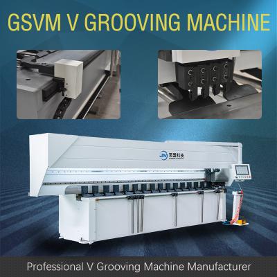 China Door Frame Vertical V Cutting Machine V Grooving Machine For Sheet Metal for sale