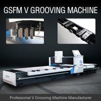 China High Speed Horizontal V Groove Cutting Machine 1250x3200 mm for Metal Panels for sale