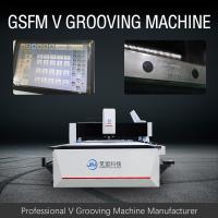 China High Speed Horizontal V Groove Cutting Machine 1250x3200 mm for Metal Panels for sale