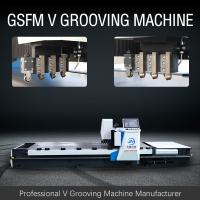 China CNC V Grooving Machine Model 1225 Hydraulic Foot Drive 1250mm Width 4000mm Length for Copper Plates for sale