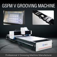 China CNC V Grooving Machine Model 1225 Hydraulic Foot Drive 1250mm Width 4000mm Length for Copper Plates for sale