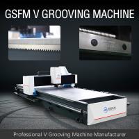 China Fully Automatic Four Sided V Groover Machine 1500mm Width 4000mm Length for Door Industry for sale