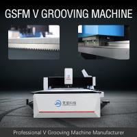 China Automatic Four Sided V Groove Cutter Machine 1500mm Width 4000mm Length for Aluminum Panel for sale