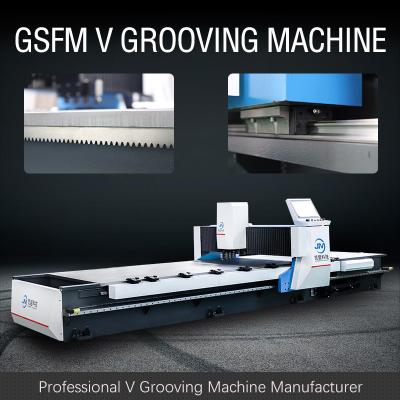 China Streamline Door Four Sided V Groove For Metal Fully Automatic for sale