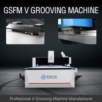 China Fully Automatic Four Sided V Slotting Machine 1500mm Width 4000mm Length for Door Industry Precision for sale