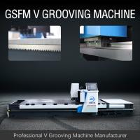 China Fully Automatic Four Sided V Slotting Machine 1500mm Width 4000mm Length for Door Industry Precision for sale