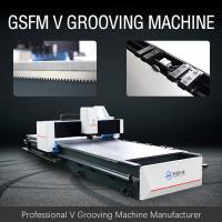 China Automatic V Grooving Machine For Aluminum Veneer Enhance Door With Four Sided for sale