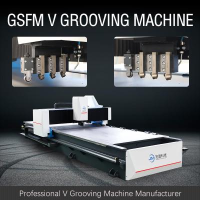 China High Precision Four Sided Sheet Metal Grooving Machine 1500mm Width 4000mm Length for Door Industry for sale