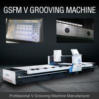China Automatic V Grooving Machine For Aluminum Veneer Enhance Door With Four Sided for sale